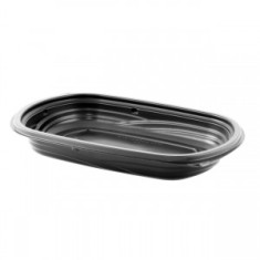 Anchor - MicroRaves Rectangular Tray, 16 oz Black Plastic | M416 ...