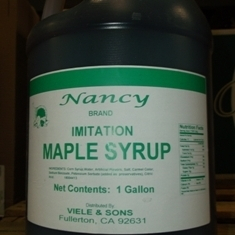 Nancy Brand - Maple Syrup, Imitation | 4MASY | Viele & Sons Foodservice ...