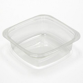 Pactiv - Deli Container, 4" Square 8 oz Clear PET | Y4S8 | Viele & Sons ...